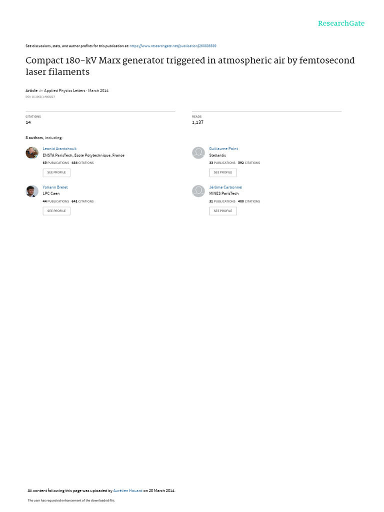 Arantchouk-2014-Compact 180 KV Marx Generator Triggered in Atmospheric ...
