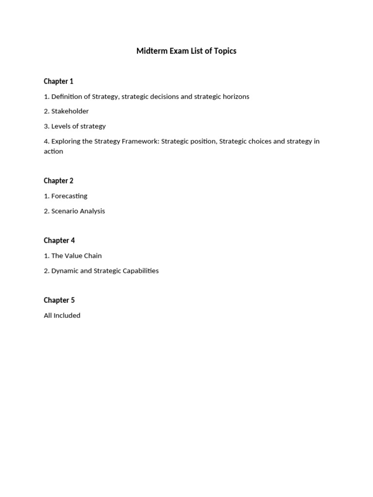 Midterm Exam Essays | PDF