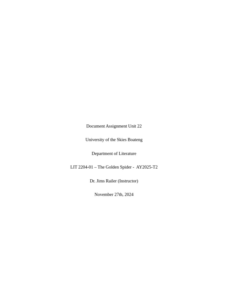 Document Assignment Unit 22 | PDF