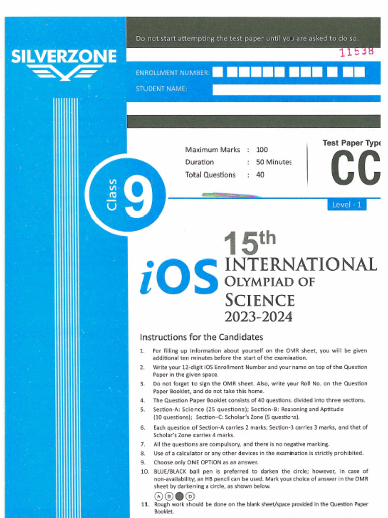 Ios - PYQ - Class IX - 2023-24 - 241204 - 205822 | PDF