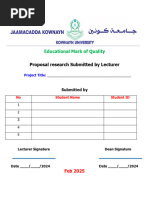 Parts of Capstone Project Document | PDF | Software Development Process ...