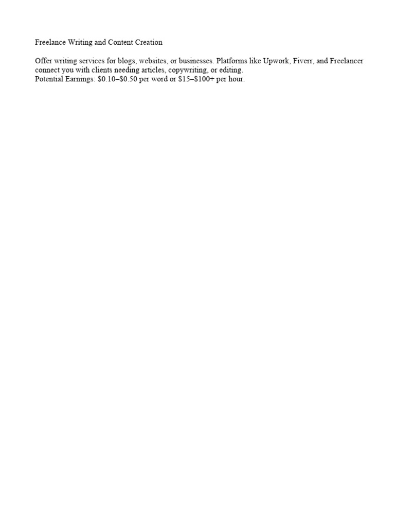 Freelancing Tutorial To Make 5k | PDF