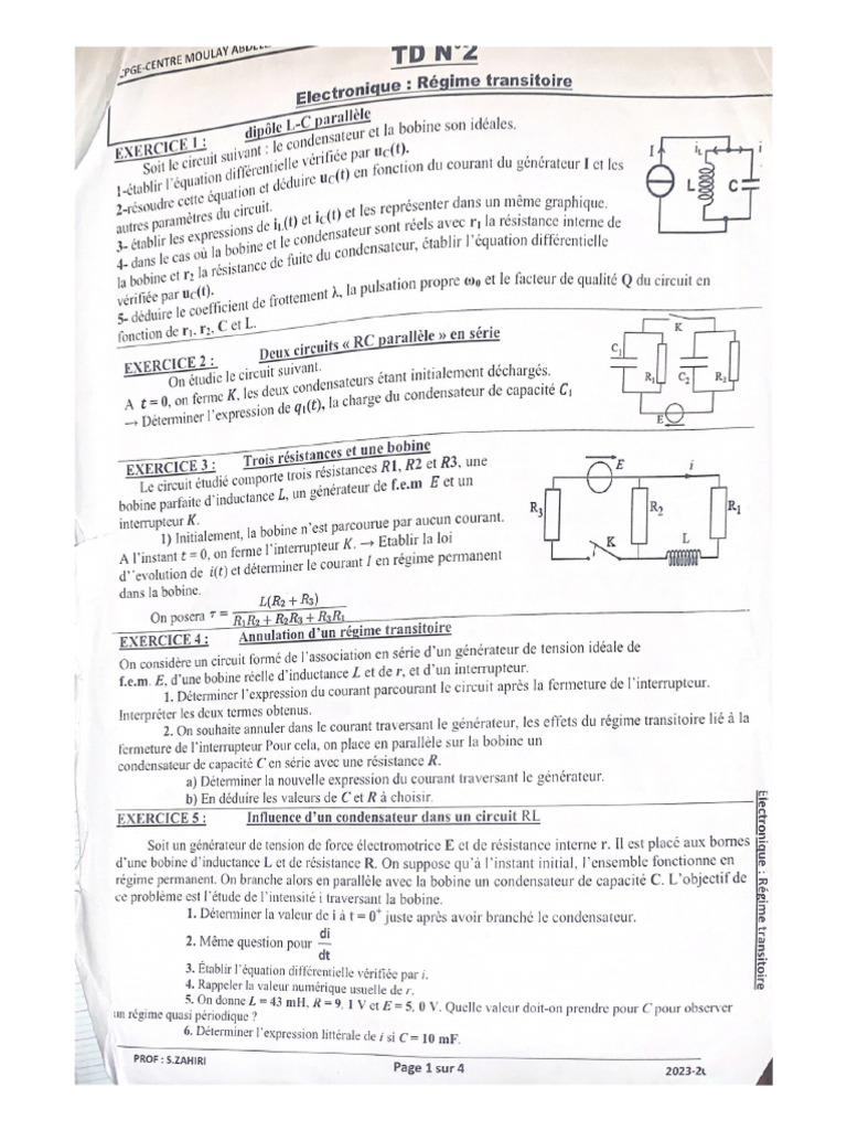 Régime Transitoire | PDF