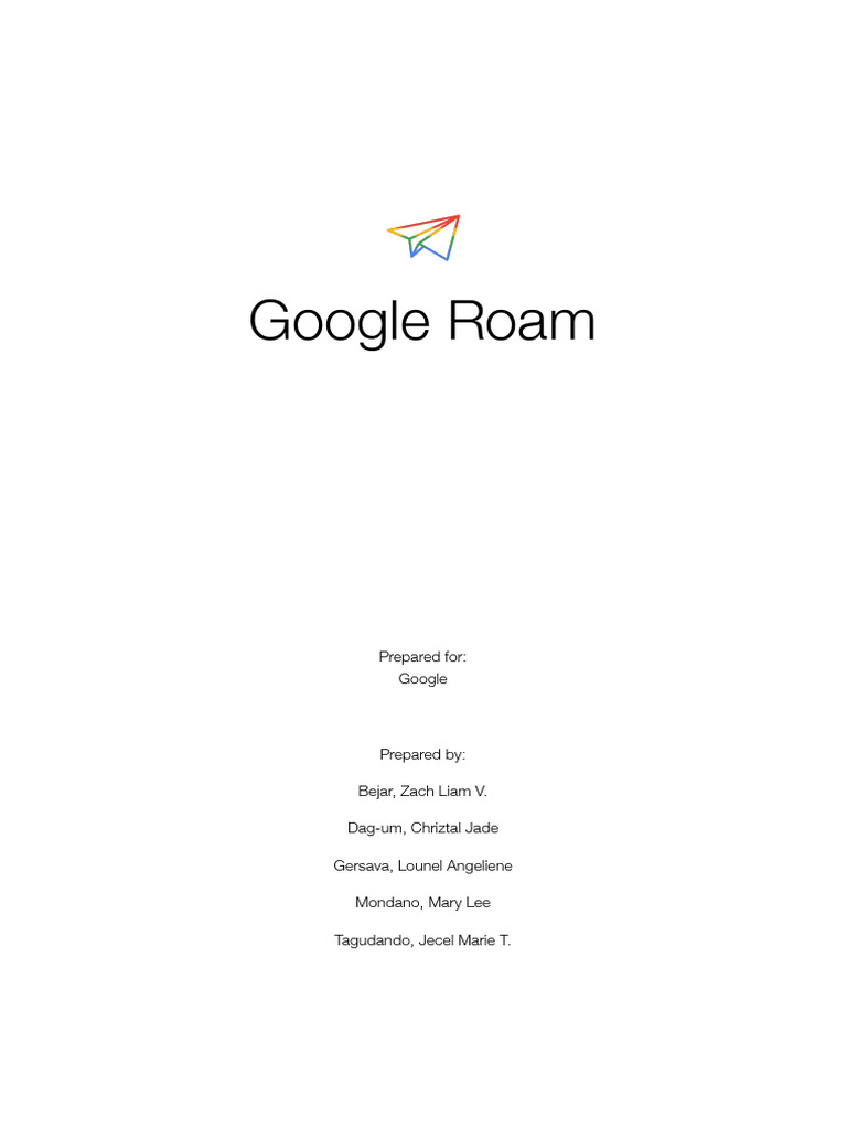 Google-Roam-Business-Proposal (1) | PDF | Computer Security | Security