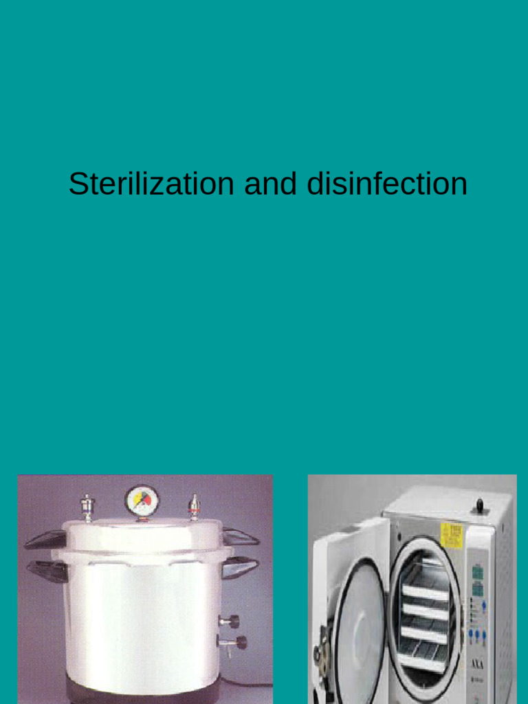 Sterilization and Disinfectant | PDF | Sterilization (Microbiology ...
