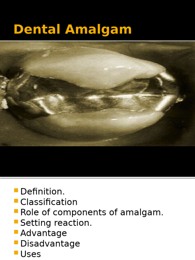 Dental Amalgam | PDF | Materials Science | Chemistry