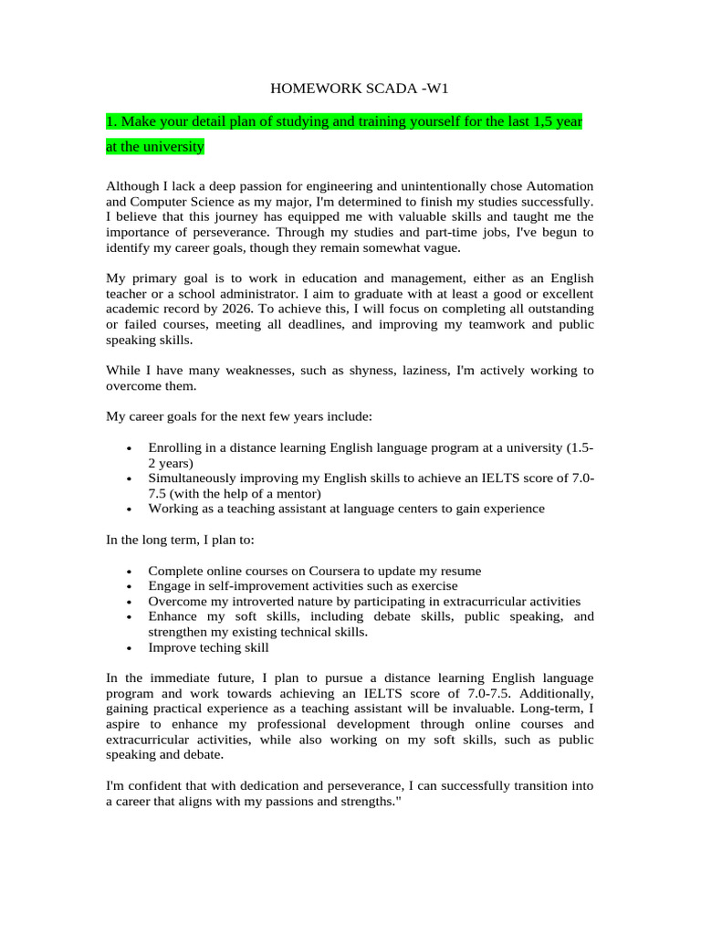 HOMEWORK SCADA | PDF | Programmable Logic Controller | Computing
