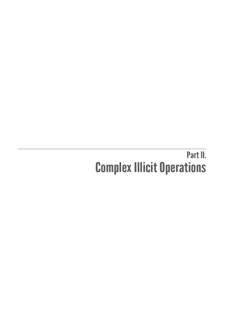 Convergence Illicit Networks and National Security... - (Part II ...