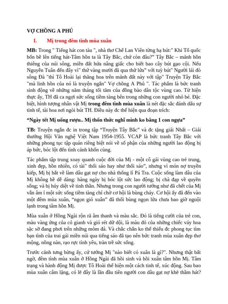 VĂN 12 HK2 | PDF