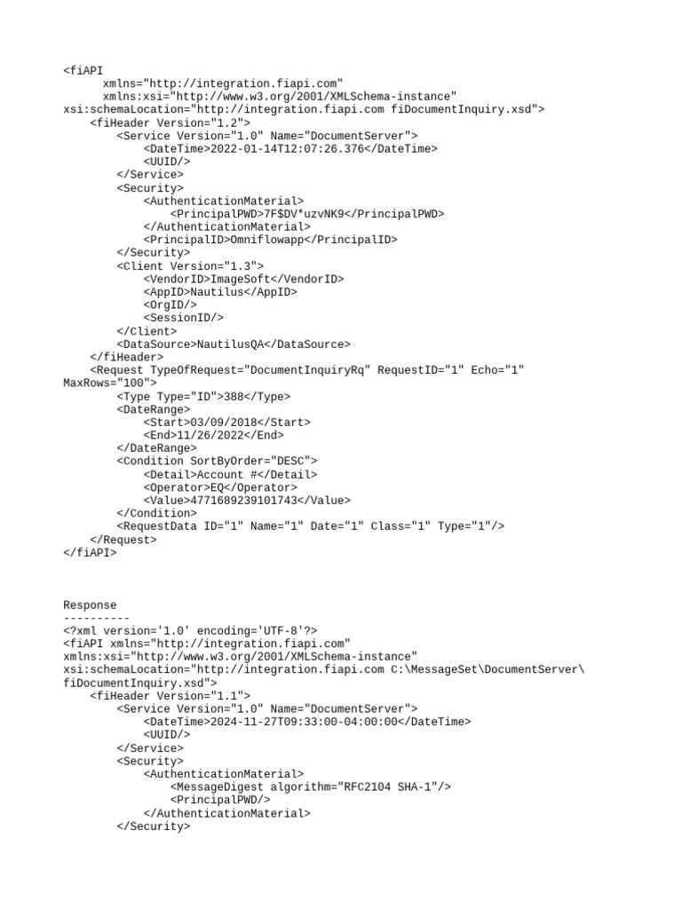 API Error: Invalid Data Source | PDF