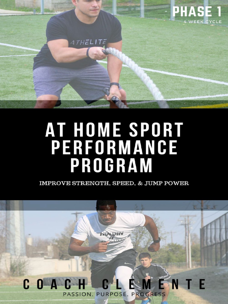 At Home Athelite | PDF | Personal Trainer | Physical Fitness