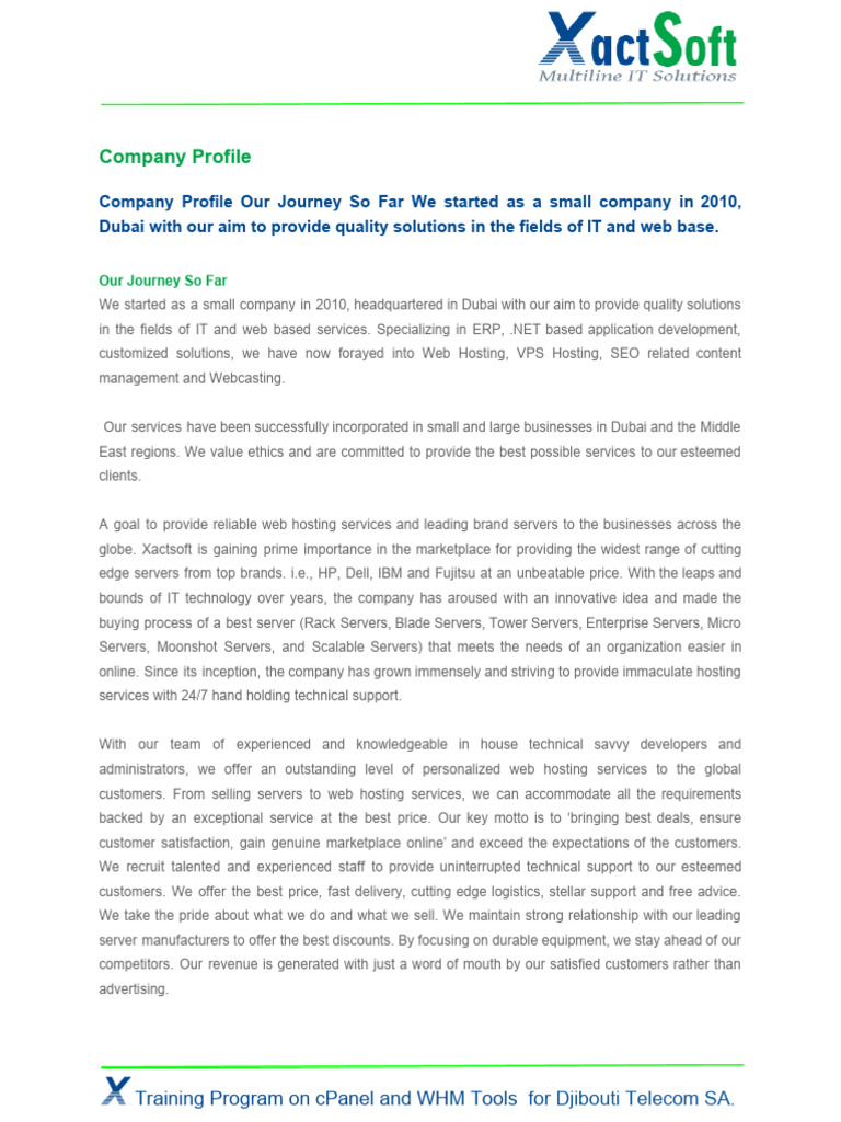 Training Program On CPanel and WHM Tools | PDF | Server (Computing ...