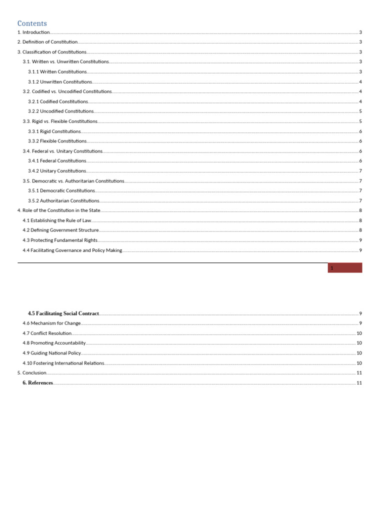 assignment | PDF | Constitution | Governance