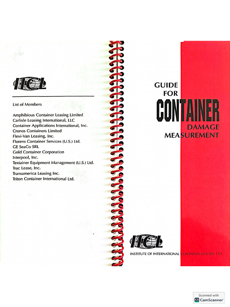 Guide For Container Damage Measurement | PDF