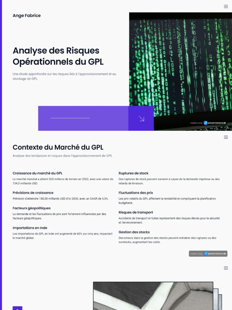 Analyse Des Risques Opérationnels Et Mesures Préconisées Pour Le Processus D'approvisionnement ...