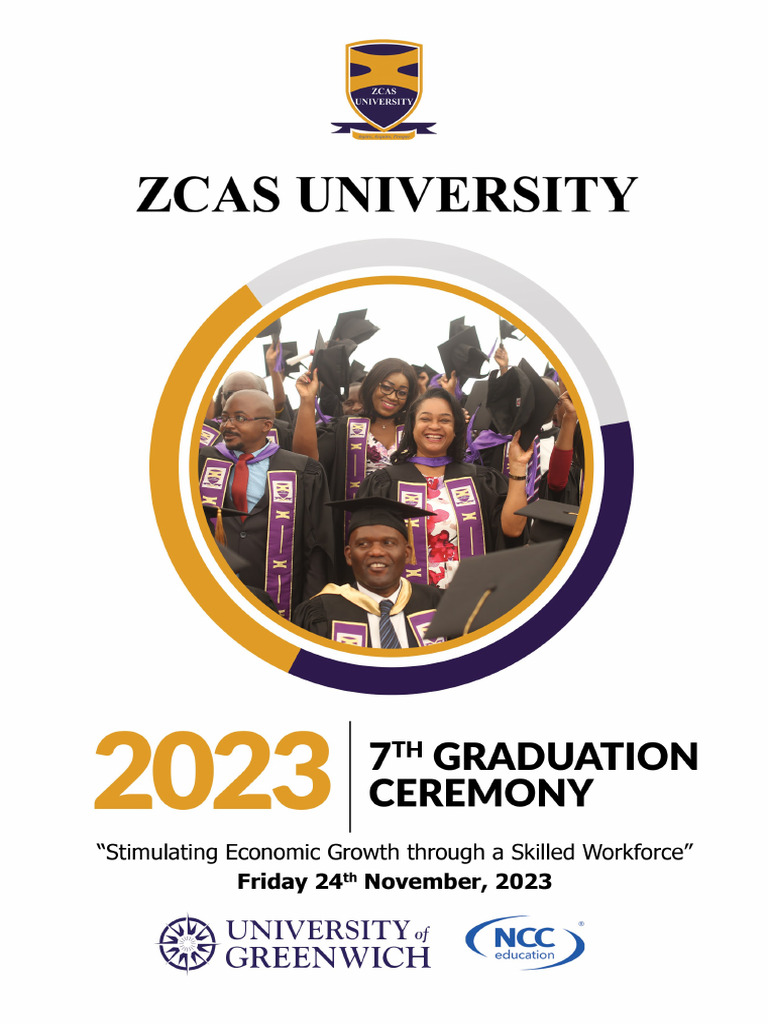 Final ZCAS U 2023 Graduation Booklet | PDF