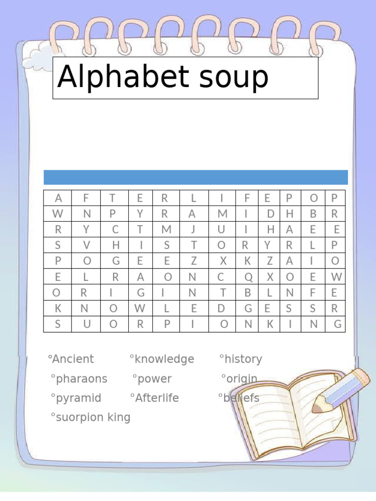 Alphabet Soup | PDF