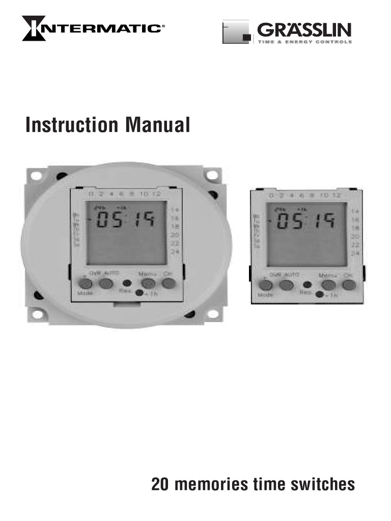 Intermatic Fm1d20a 120 Manual | PDF