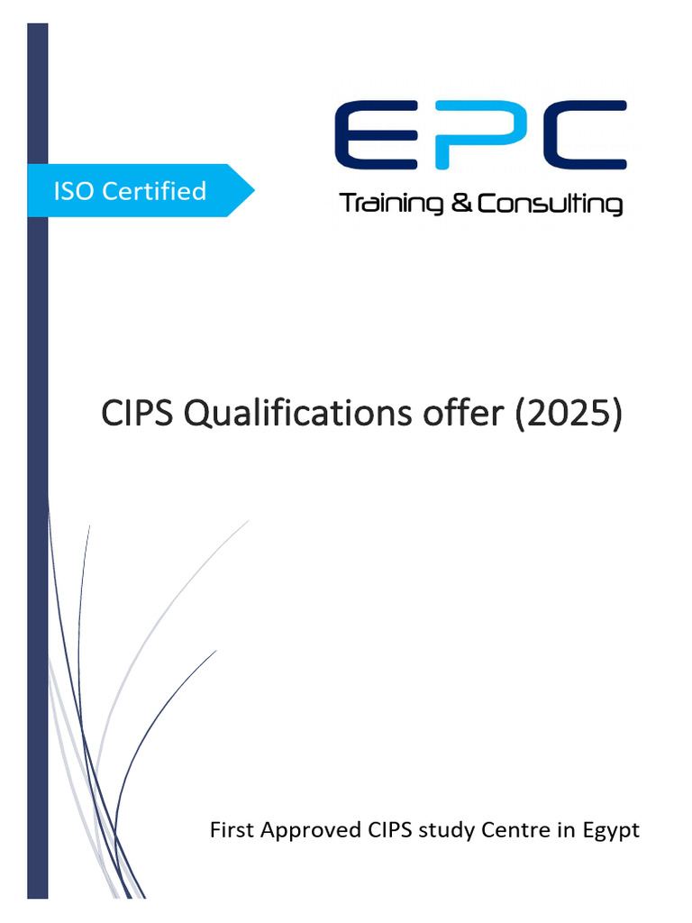 2025 - CIPS Qualifications Offer USD | PDF | Procurement | Supply Chain