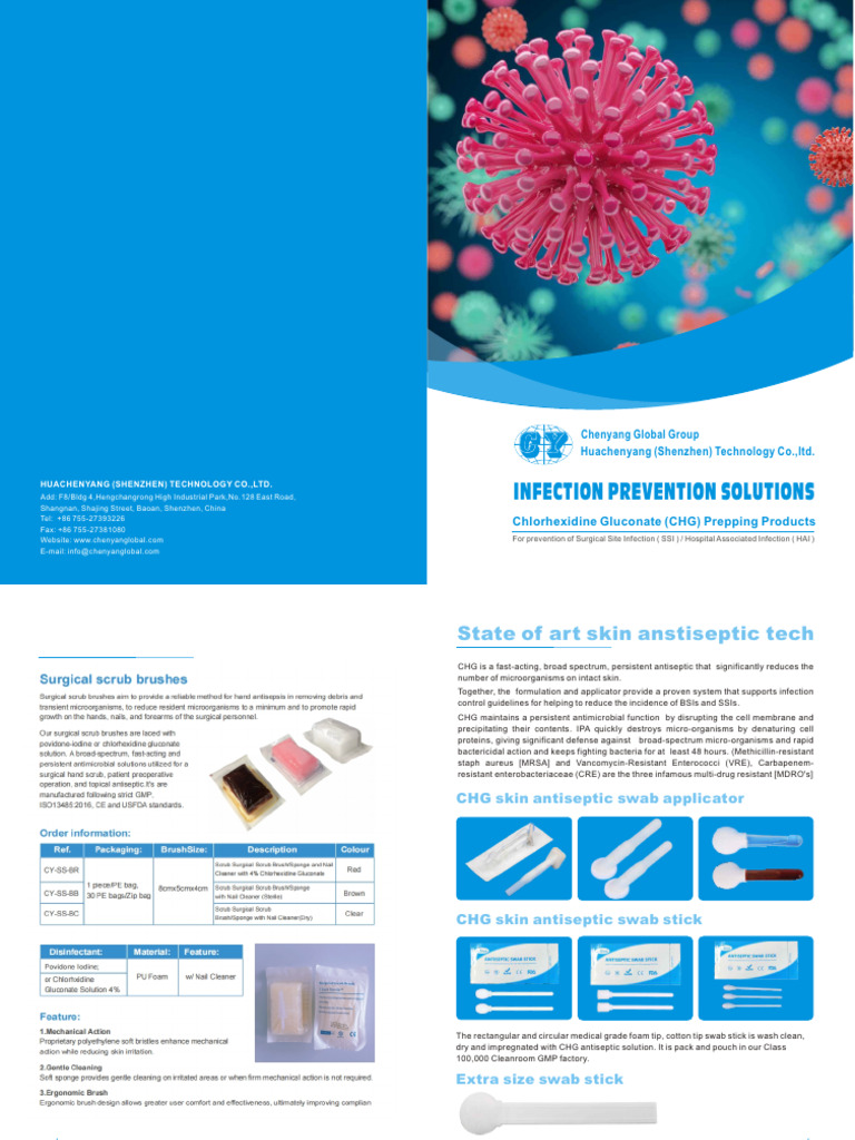 HCY Skin Disinfection Product | PDF | Antimicrobial | Medical Specialties