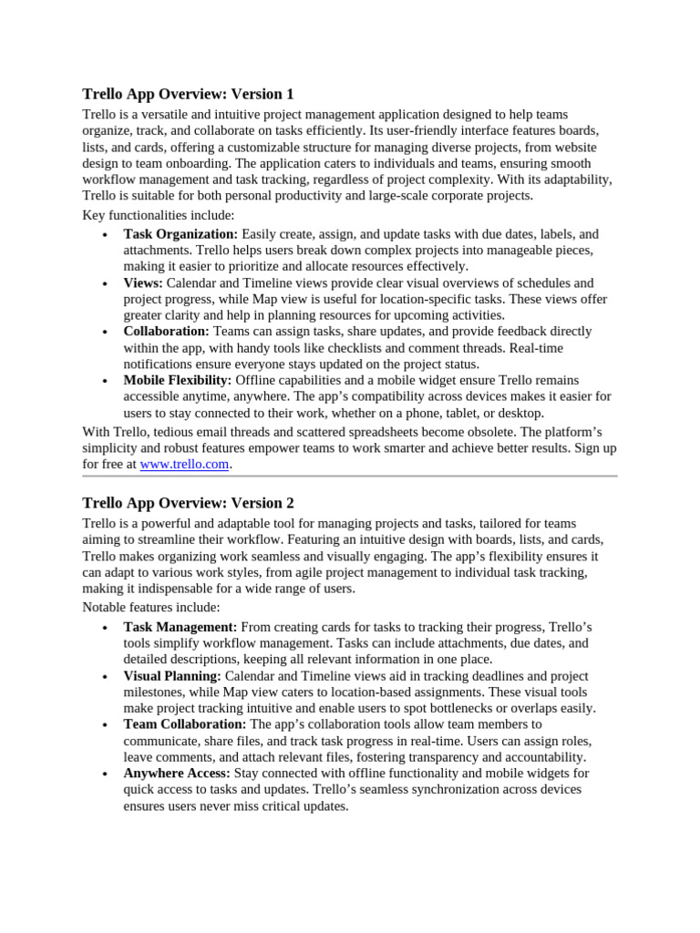 Ict Assignment On Trello App UOS | PDF | Mobile App | Usability