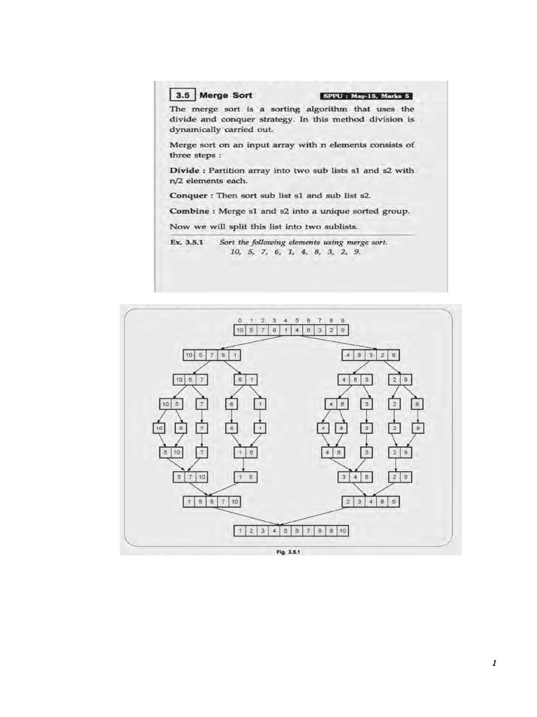 Book Divide and Conquer - Merge Sort | PDF