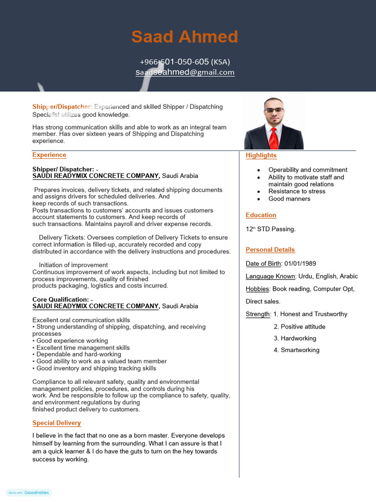 Saad CV | PDF | Regulatory Compliance | Learning