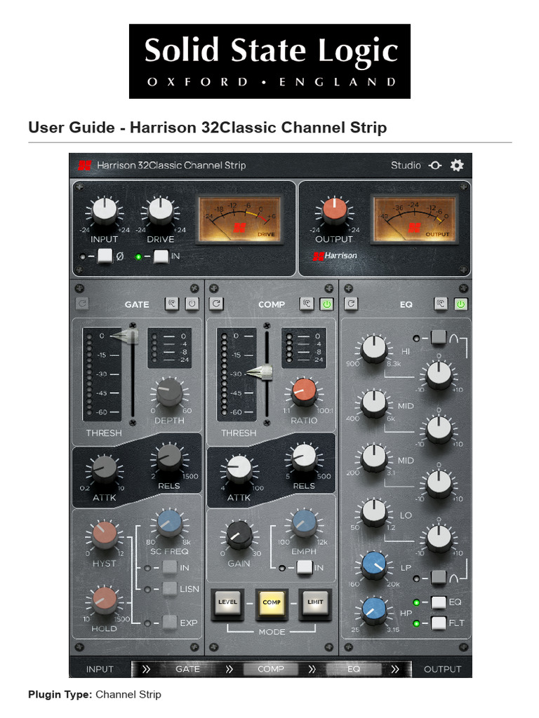 Harrison 32Classic Channel Strip Guide | PDF | Computer File ...