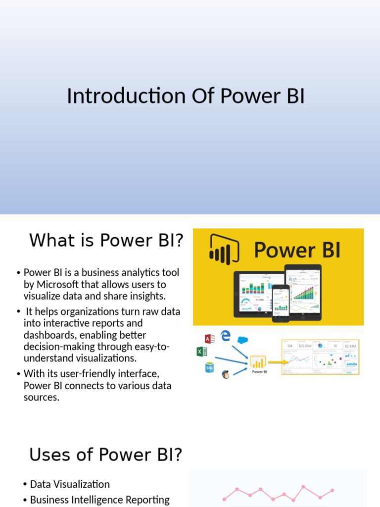 Introduction Power Bi | PDF