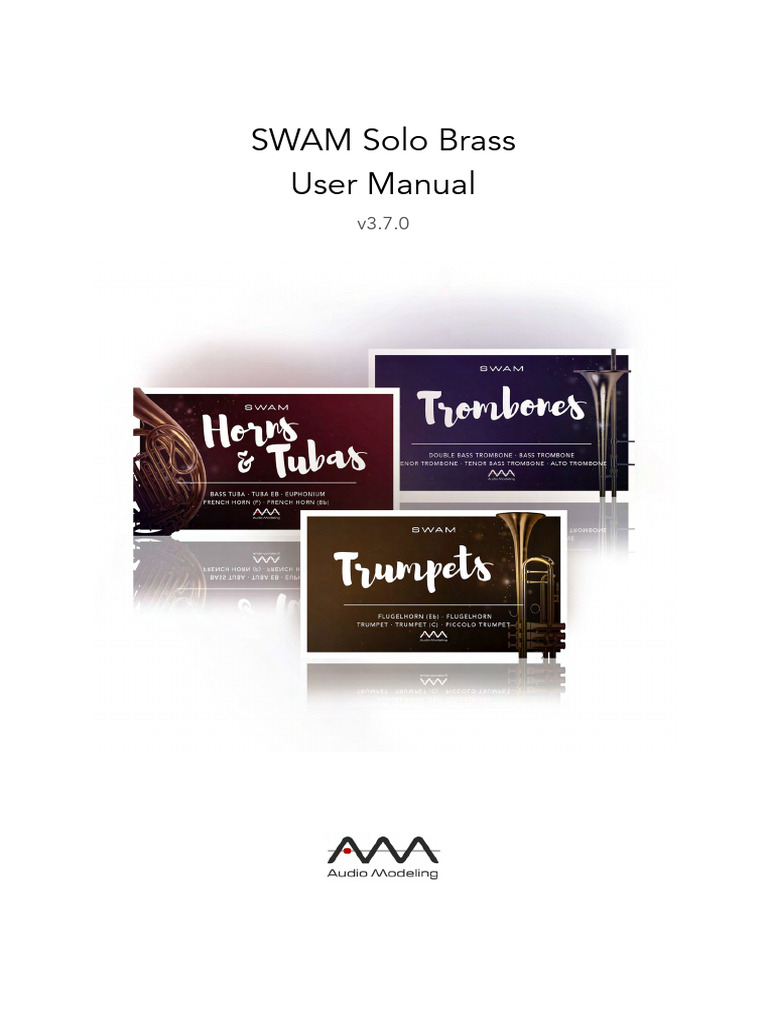 SWAM Solo Brass - User Manual - v3.7.0 | PDF | Trombone | Musical ...