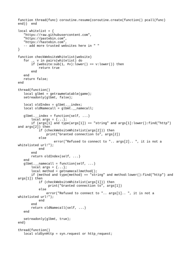 Anti Ip Logger For Proto, Synapse & KRNL | PDF | Hypertext | Internet