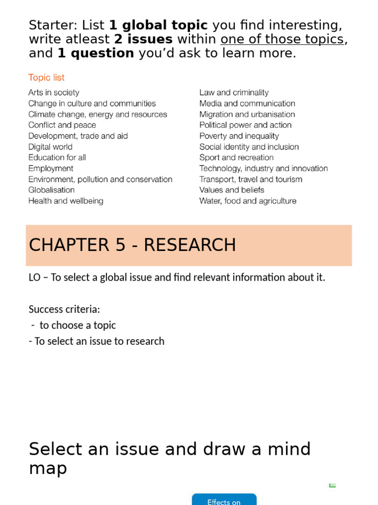 1 Global Topic 2 Issues | PDF