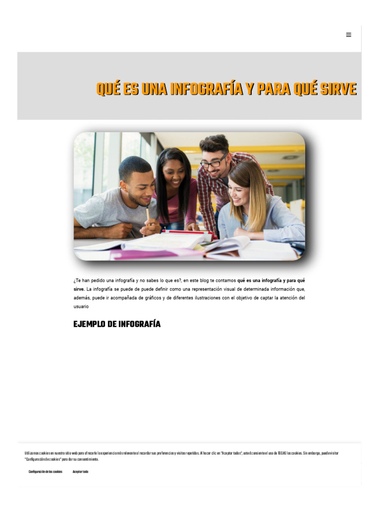Qué Es Una Infografía y para Qué Sirve - Aula TFG | PDF | Infografia | Cookie HTTP
