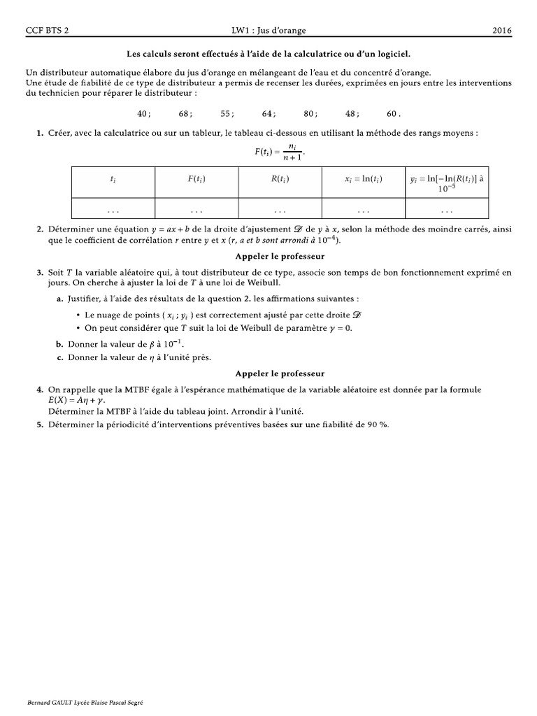 bts-MI-maths - Correction | PDF
