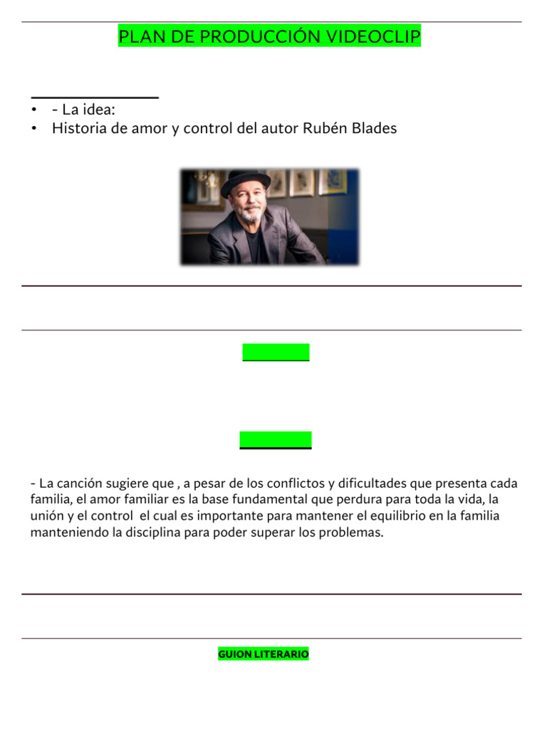 Amor y Control en el Videoclip Familiar | PDF | Amor