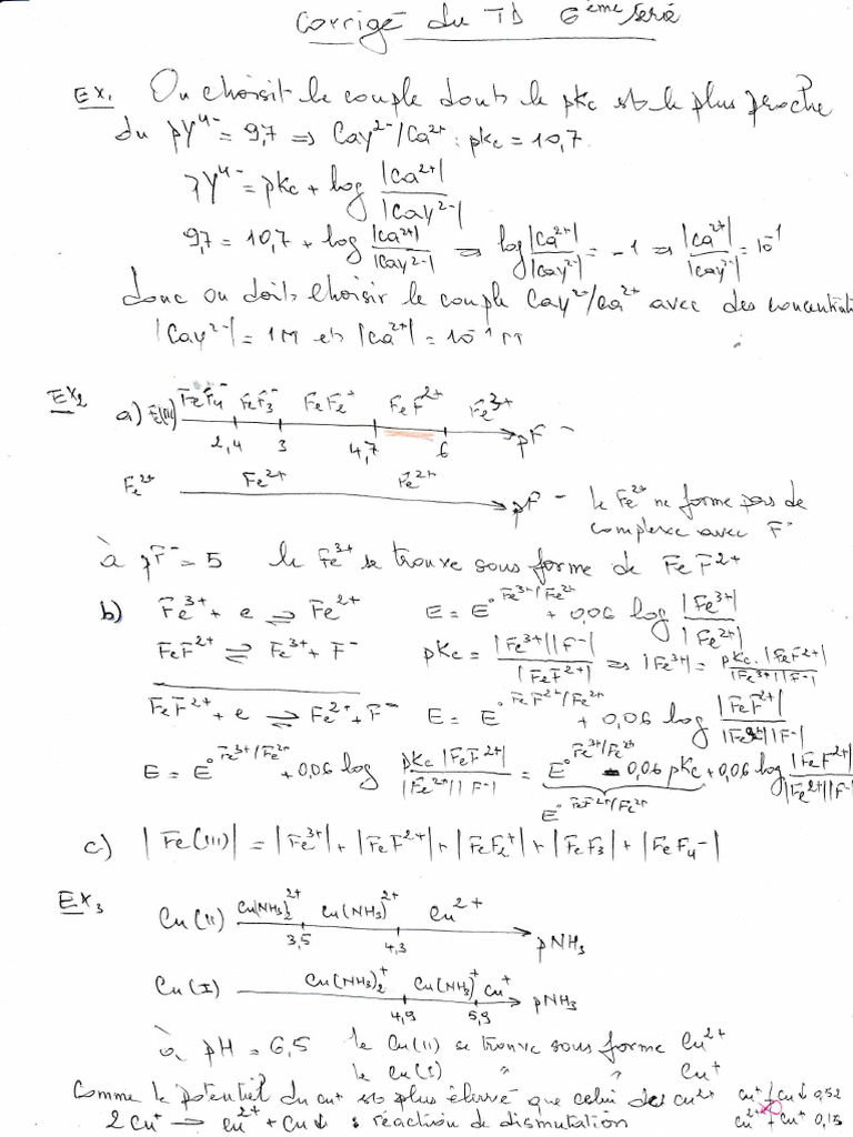 corrigé TD 6ème série (1) | PDF