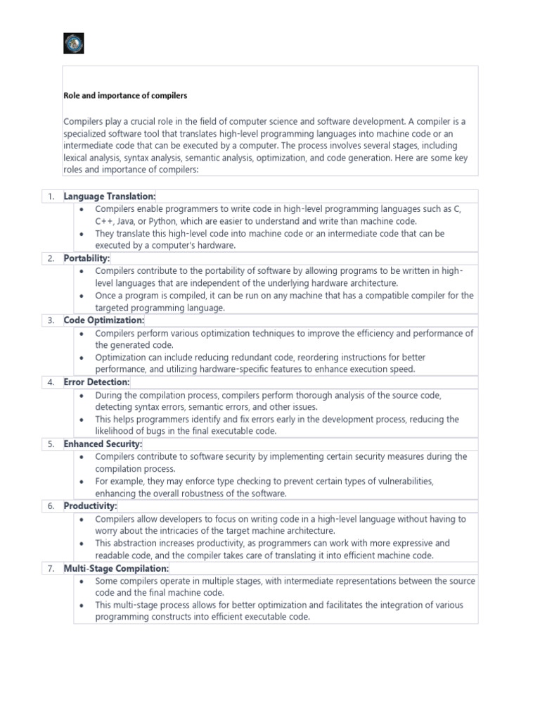 compilers | PDF | Parsing | Compiler compilers | PDF | Parsing | Compiler