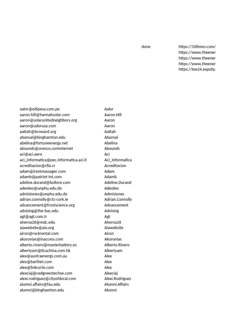 The Energy Expo 2024 AUG USA | PDF