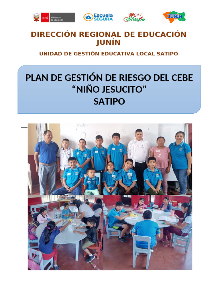 PLAN DE GRD PREVAED-2024 CEBE 2 | PDF | Radiación | Temblores
