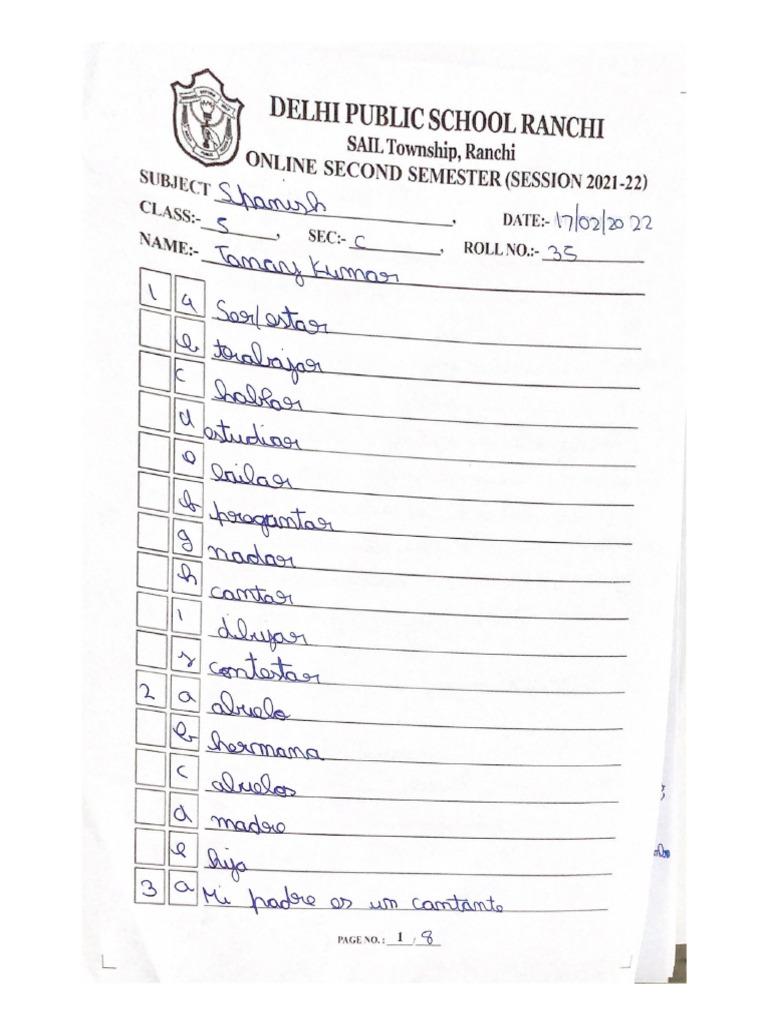 Tanay Kumar 17.02.2022 | PDF