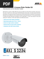 Configure AXIS License Plate Verifier | PDF | Access Control | Credential