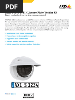 Configure AXIS License Plate Verifier | PDF | Access Control | Credential