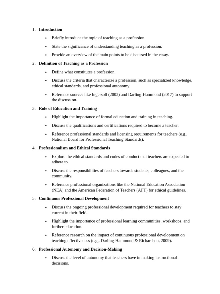Teaching As A Profession | PDF | Teachers | Educational Assessment