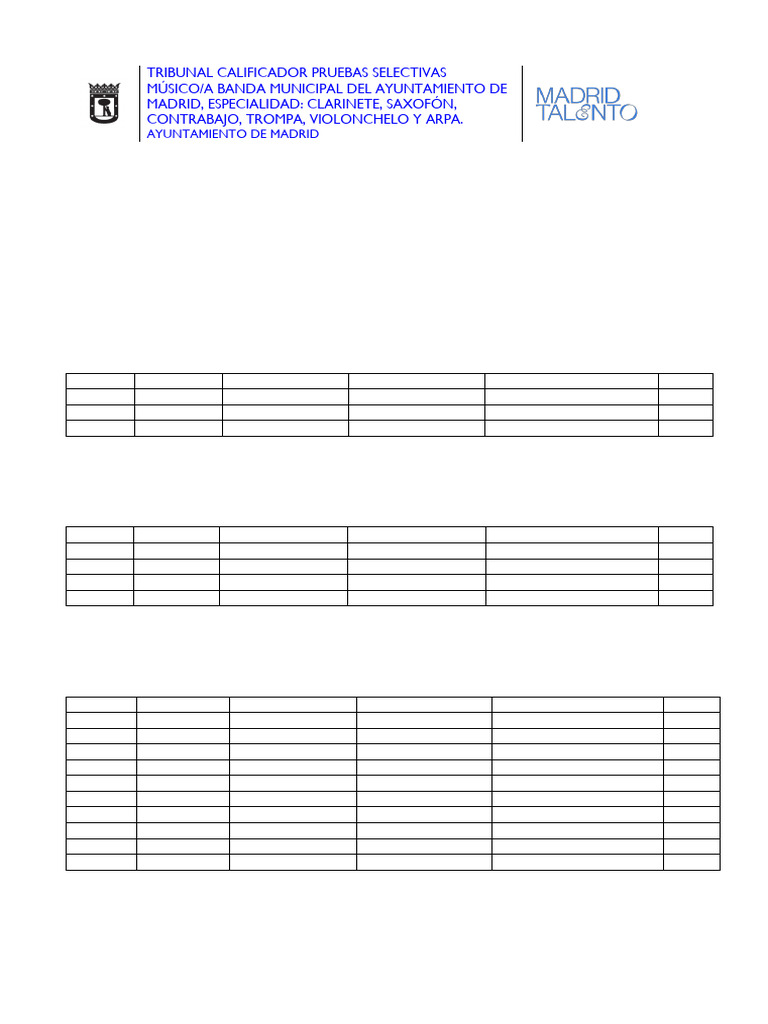 11 PL Anexo Aprobados Ejer | PDF | Tecnología musical | Instrumentos musicales