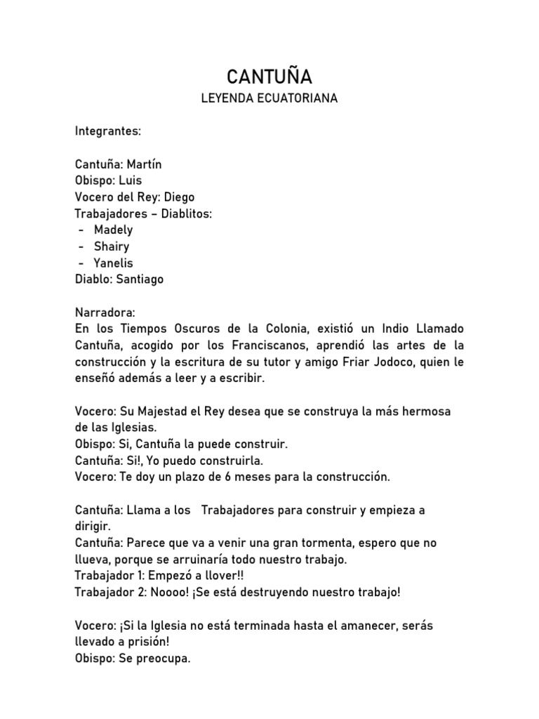 Leyenda de Catuña | PDF