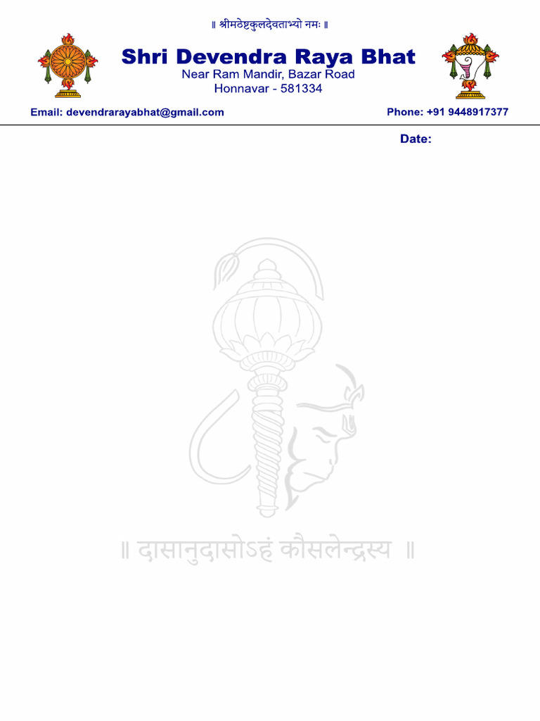devendra-raya-bhat-letterhead-A4 | PDF