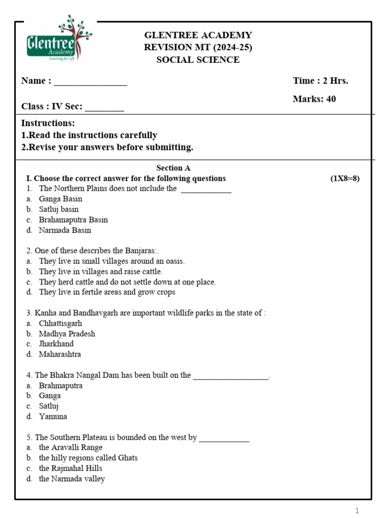 Cl4 Ssc Mt Rws Qp2 Gaw 2024 | PDF | Coal | Earth Sciences