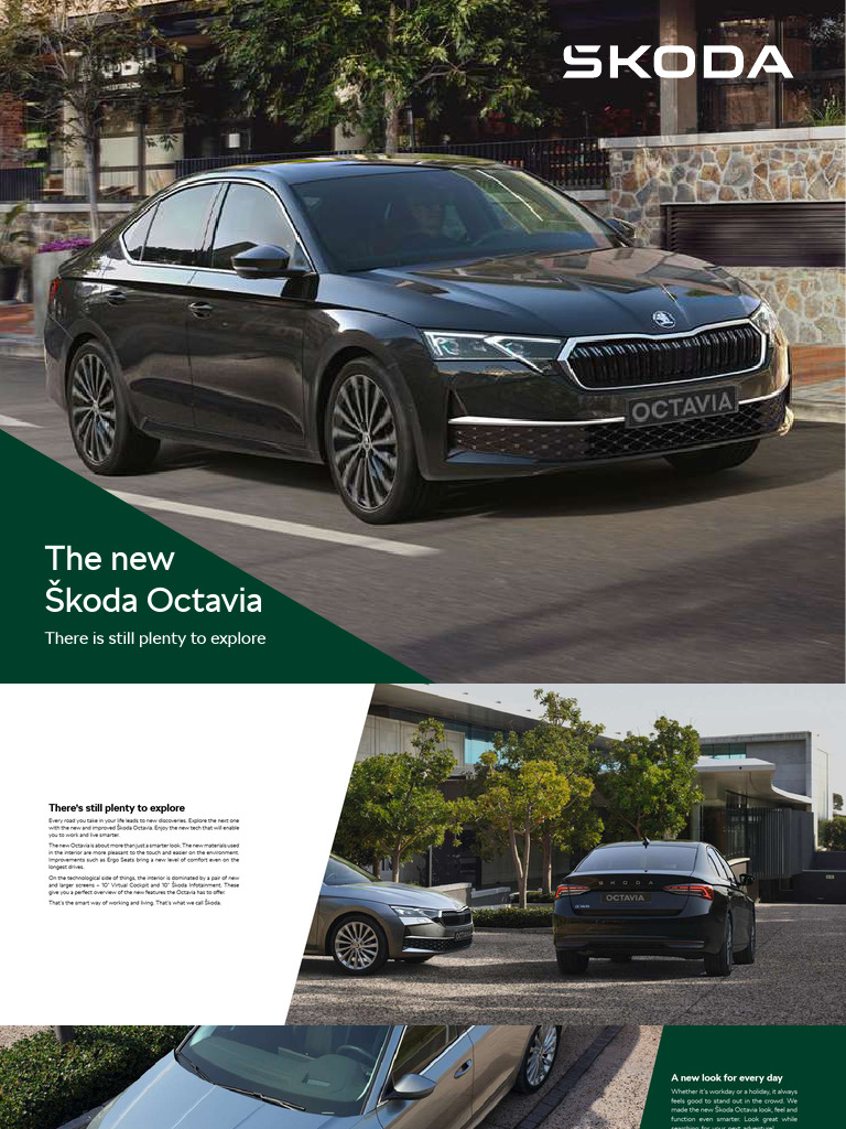 Skoda-Octavia-2024-EG | PDF | Upholstery | Headlamp