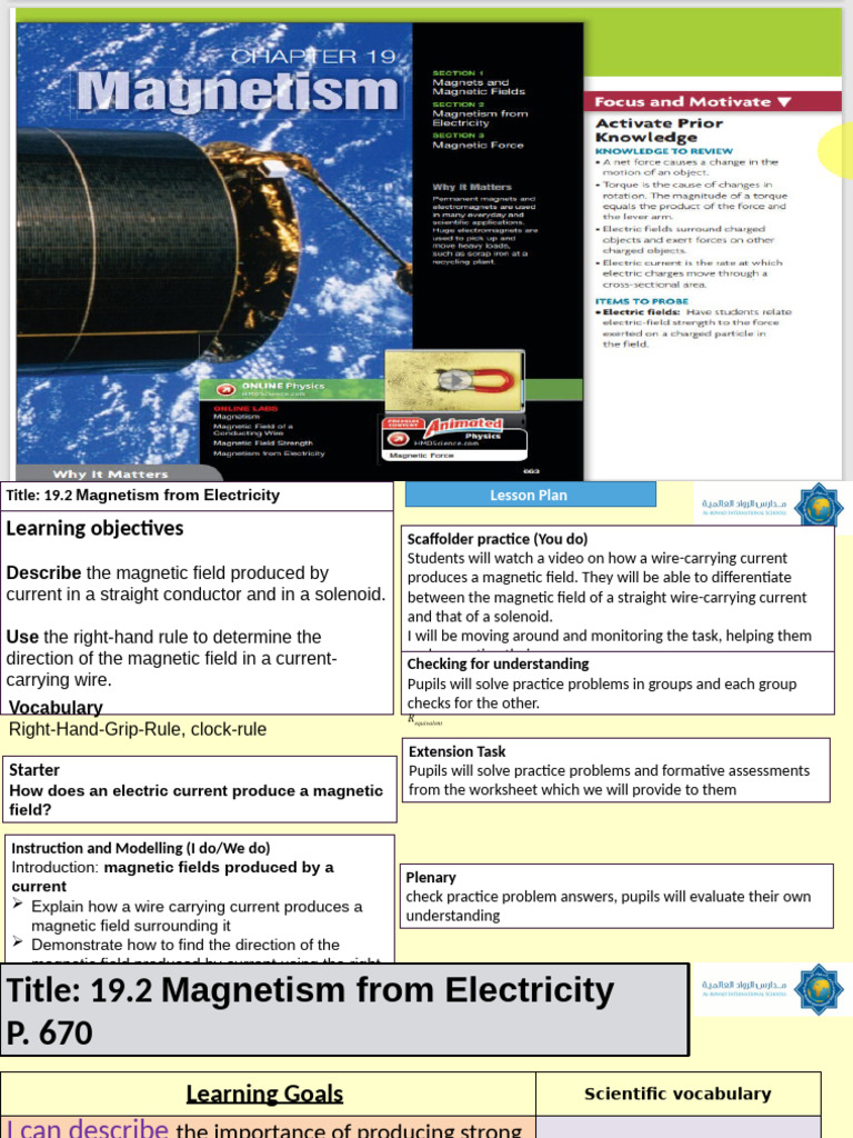 Magnetic Fields and Right-Hand Rule | PDF | Magnetic Field | Electric ...