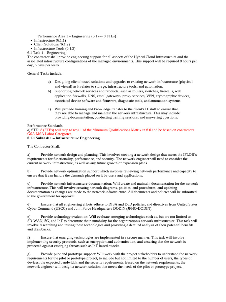 Job Description and Details | PDF | Cloud Computing | Computer Network